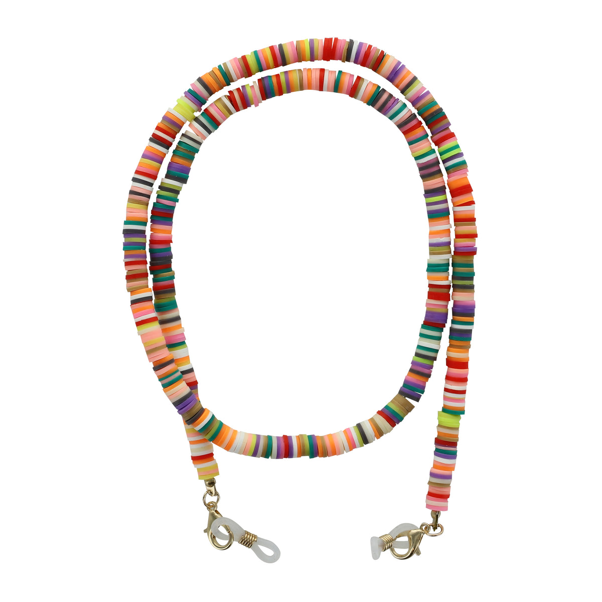 Peach Rubber Ring Chain Multicolour | Optoplast